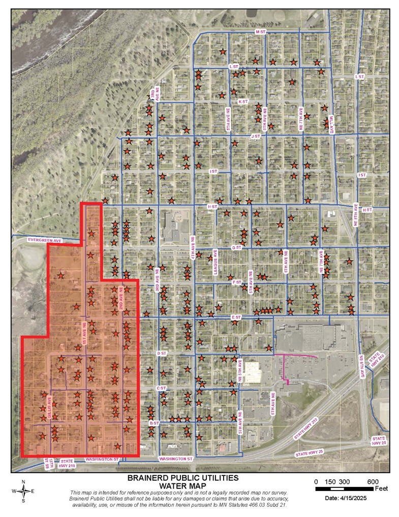 Service Line Replacements – Jan 2026 -Latest Updates - Brainerd Public ...
